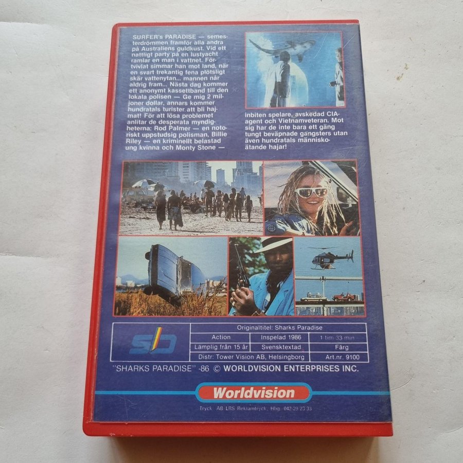 Shark's Paradise VHS film hyr | Köp från Askers_grums på Tradera ...