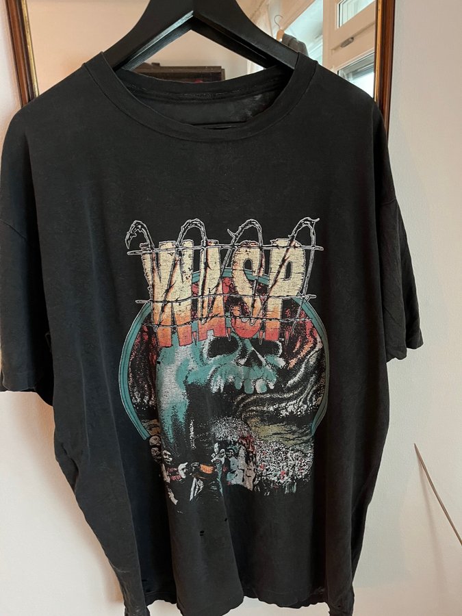 Vintage 1989 WASP EU Tour band t-shirt merch | Köp på Tradera (697957070)