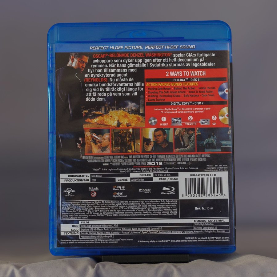 Safe House - Blu-ray + Digital Copy | Köp på Tradera (709039661)