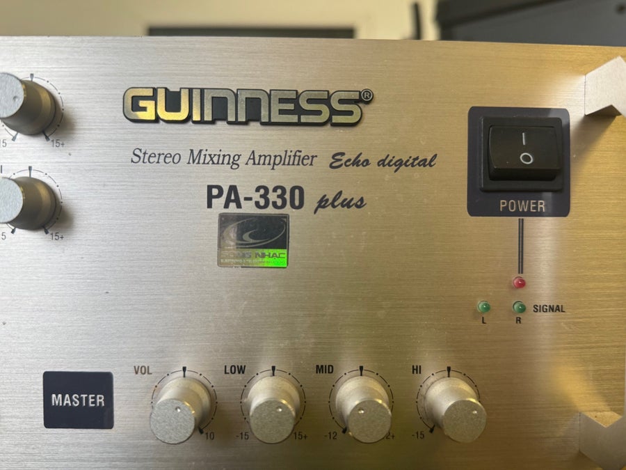 Guinness PA-330 plus Stereo Mixing Amplifier Ec.. | Köp på Tradera ...