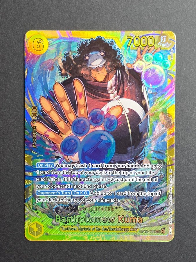 One Piece : Bartholomew Kuma (OP05-110 SR) - Se.. | Köp på Tradera ...