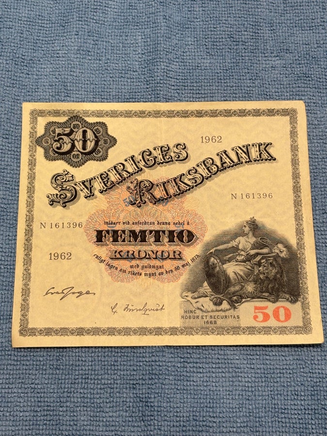 Se produkter som liknar Sveriges Riksbank Sedel 50 Kr.. på Tradera ...