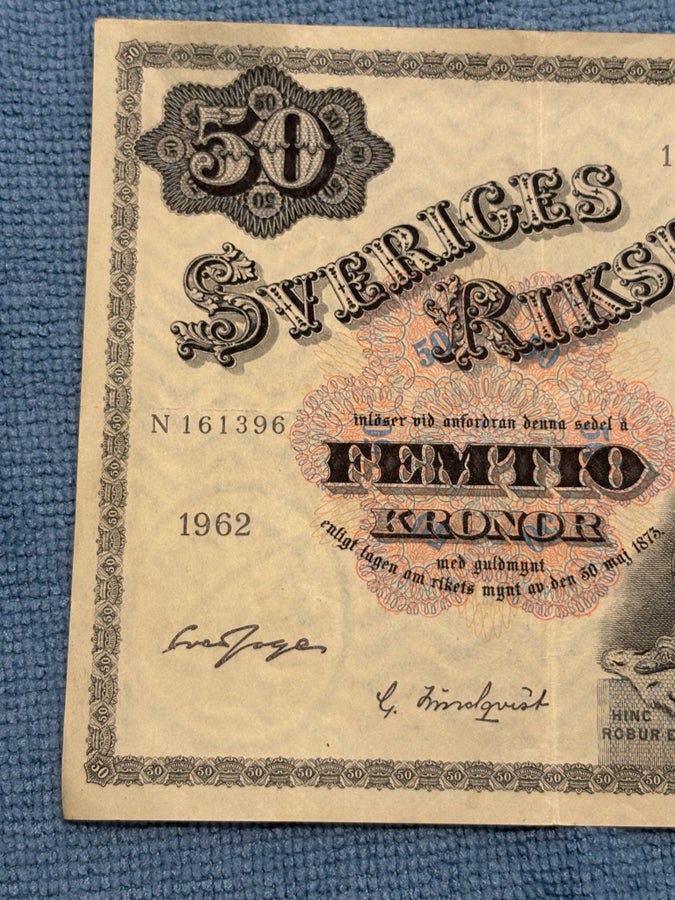 Se produkter som liknar Sveriges Riksbank Sedel 50 Kr.. på Tradera ...