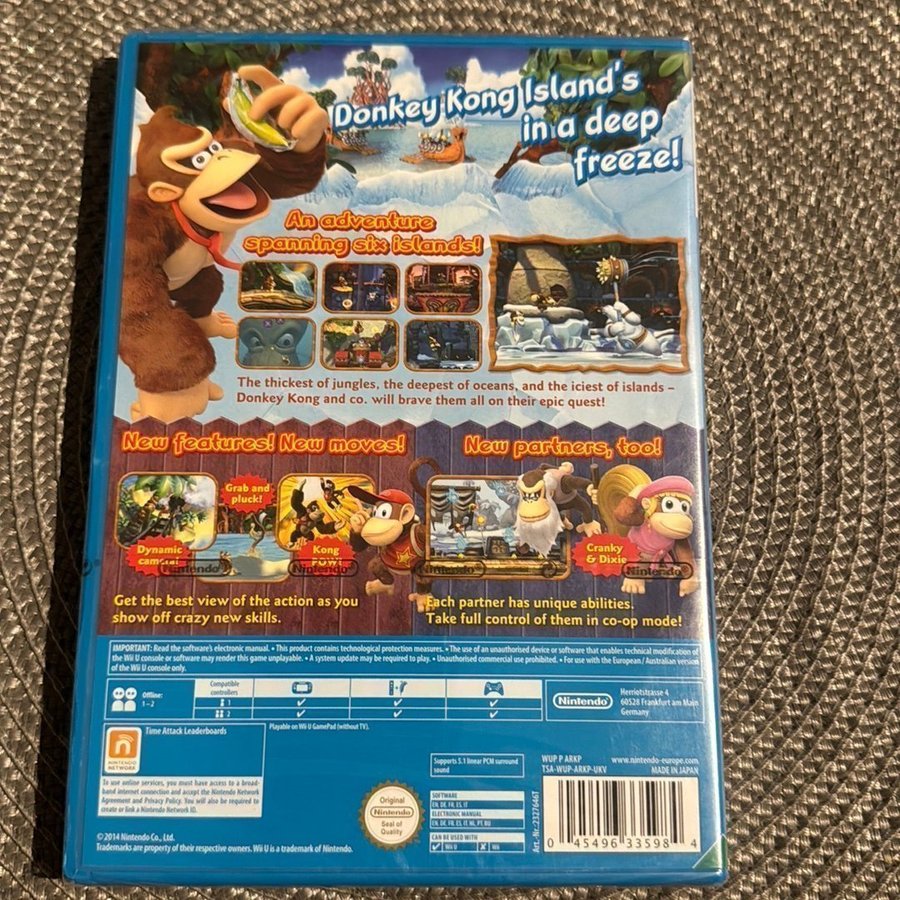 Donkey Kong Country Tropical Freeze - Wii U För.. | Köp på Tradera ...