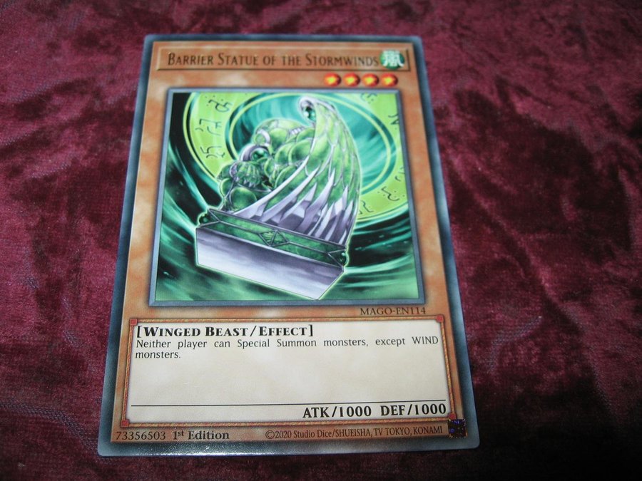 YU-GI-OH BARRIER STATUE OF THE ST.. | Köp från ghost 64 på Tradera (533373416)