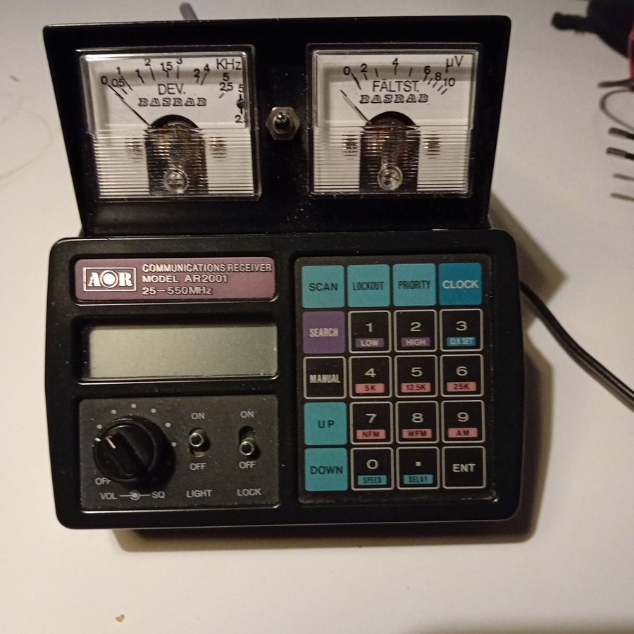 AOR AR2001 Kommunikationsmottagare 25-550MHz | Köp på Tradera (701026574)