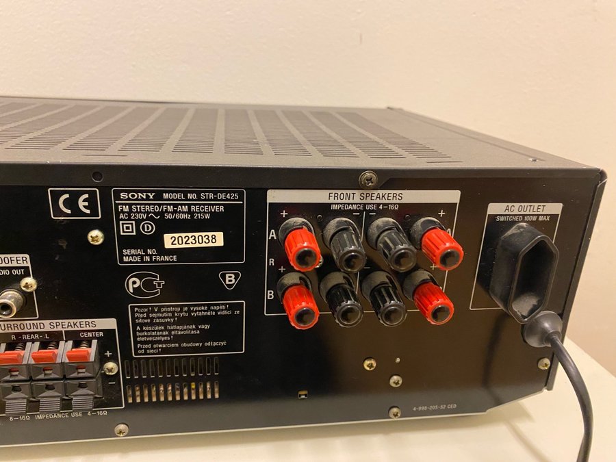 Sony STR-DE425 FM Stereo/FM-AM Receiver | Köp på Tradera (711810083)