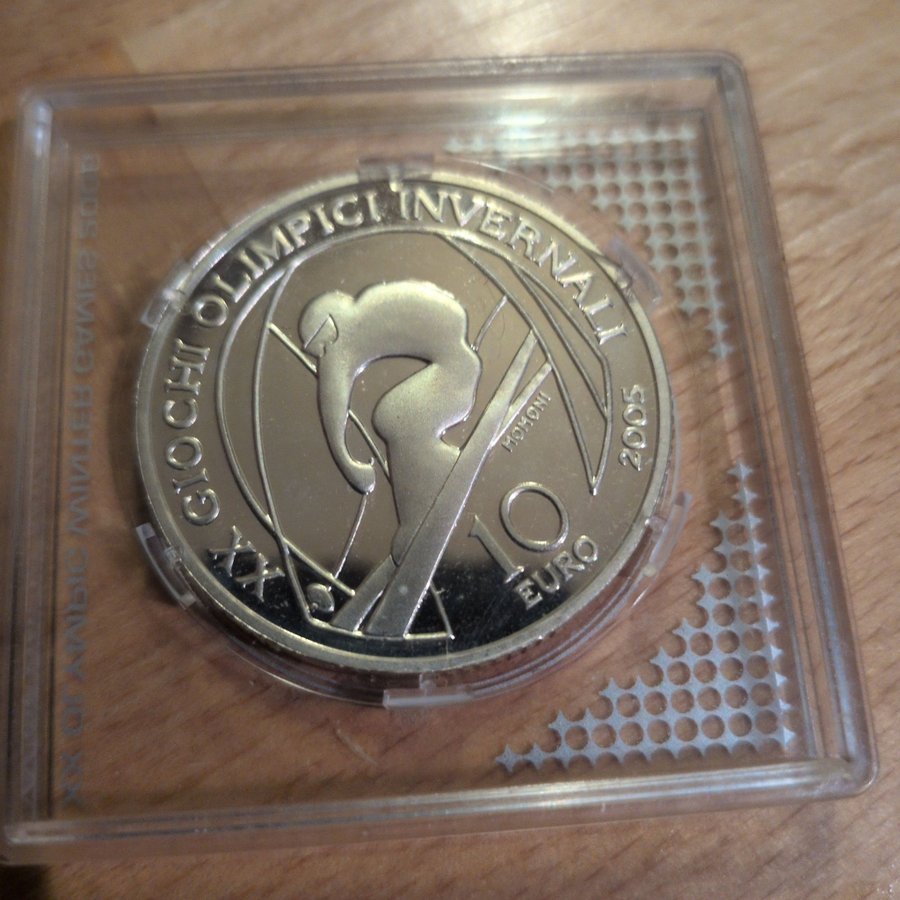 Italiensk Turin Vinter OS 2006 SILVER 92,5% 18g | Köp på Tradera ...
