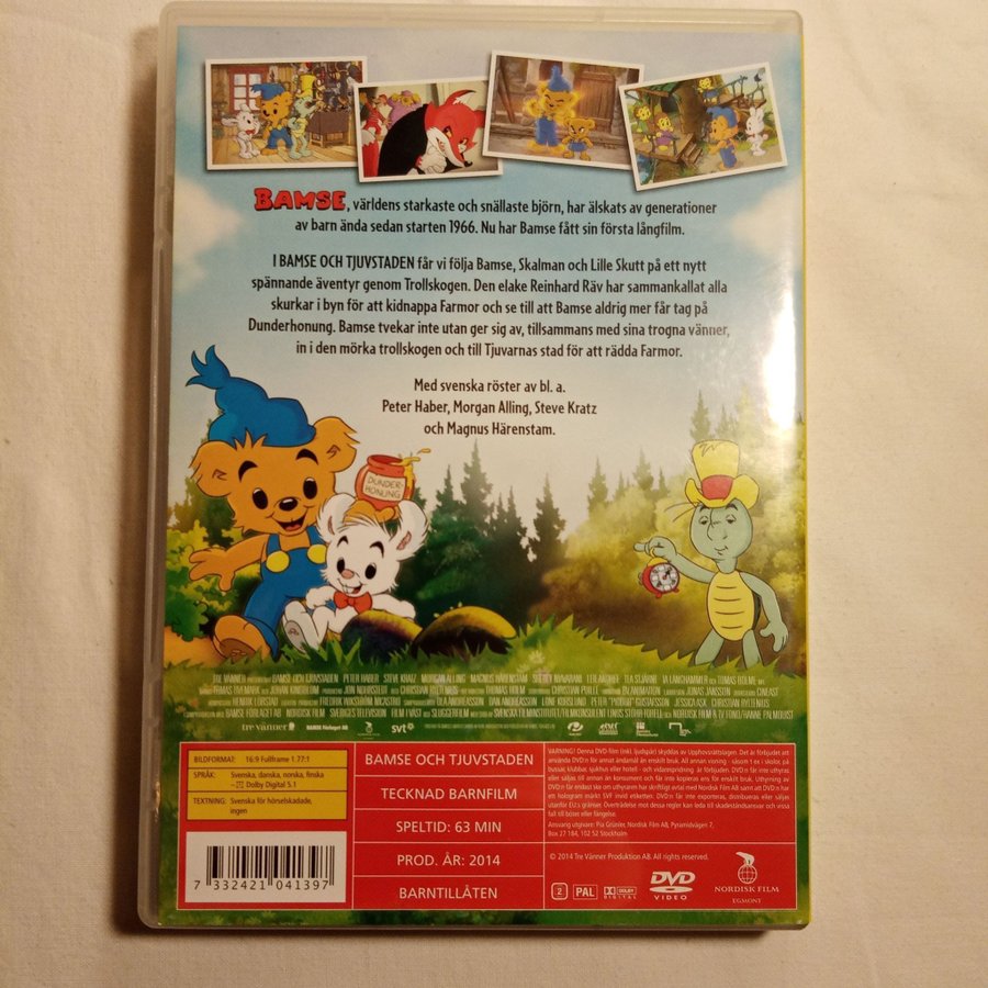 BAMSE OCH TJUVSTADEN - DVD film | Köp på Tradera (620605249)