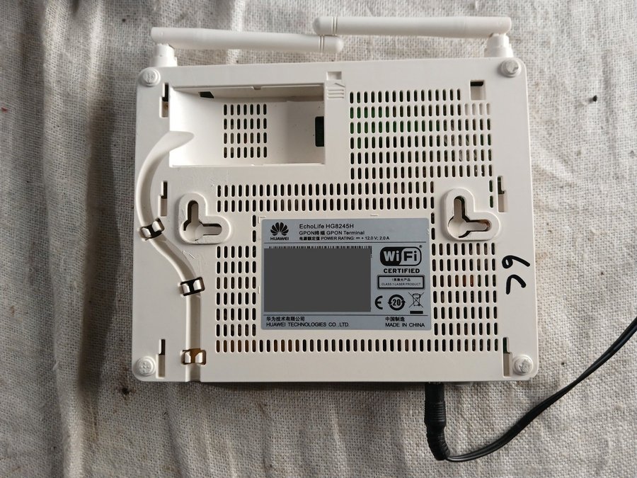 Huawei EchoLife HG8245H GPON Terminal | Fiber-r.. | Köp på Tradera ...