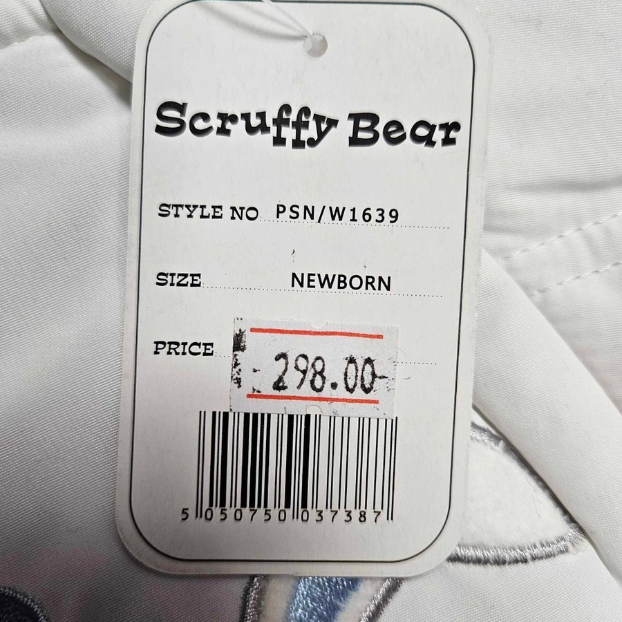 Scruffy Bear vit vinteroverall, storlek NEWBORN | Köp på Tradera ...