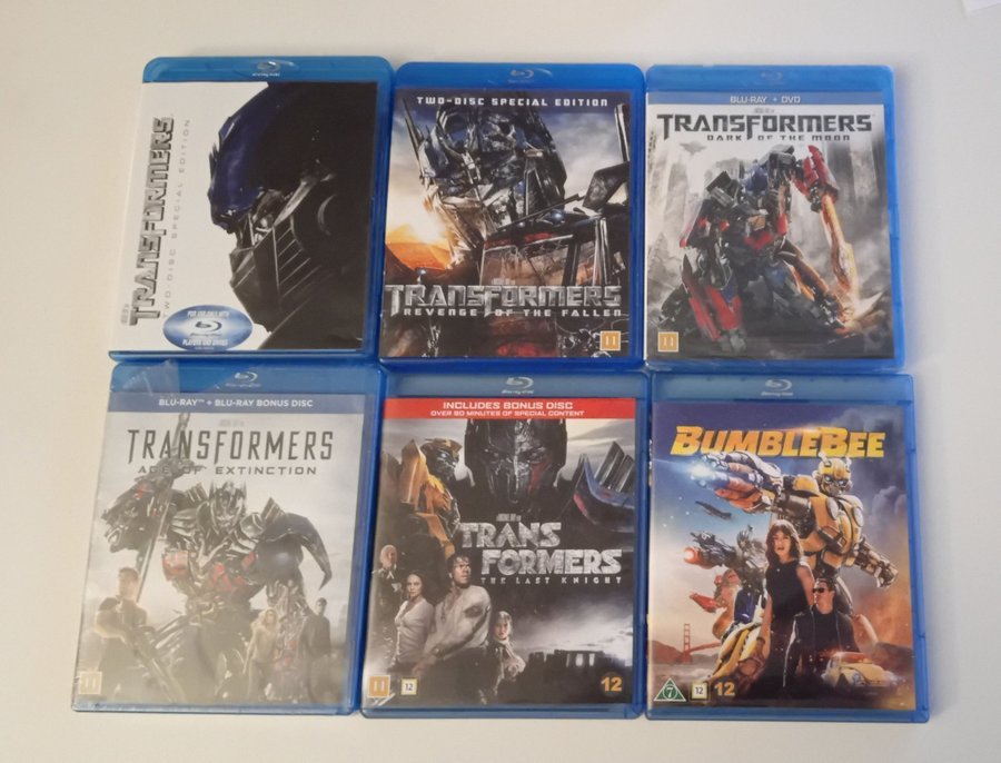 Transformers 1-5 Blu-ray Samling / Collection /.. | Köp på Tradera ...