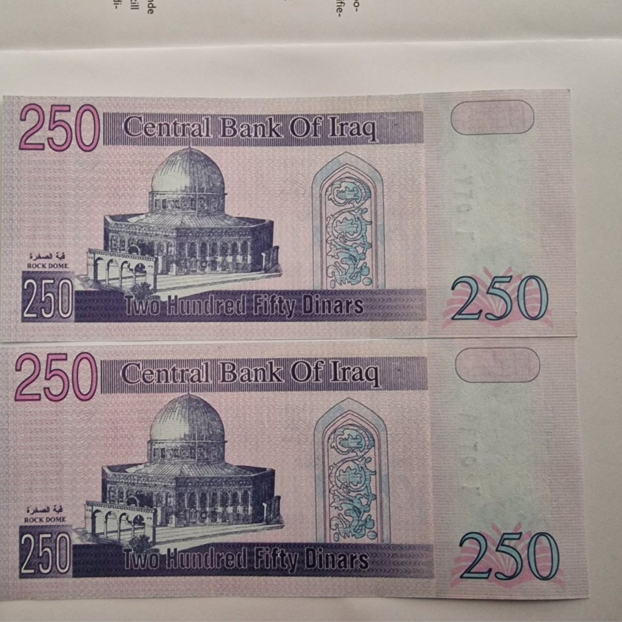 Se produkter som liknar Irak iraq 250 dinar 2002 Sadd.. på Tradera (631491548)
