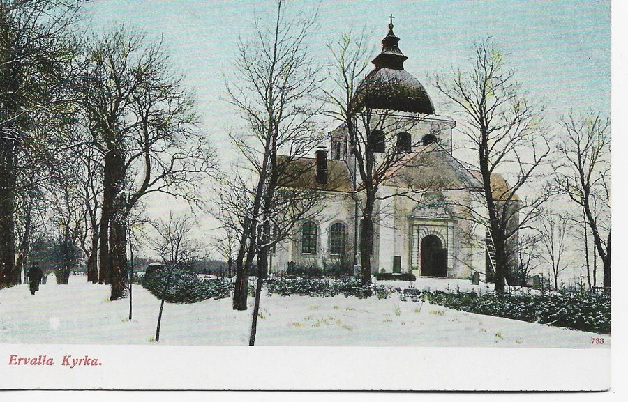ERVALLA, Kyrka: som det var på 1910-talet | Köp på Tradera (711637576)