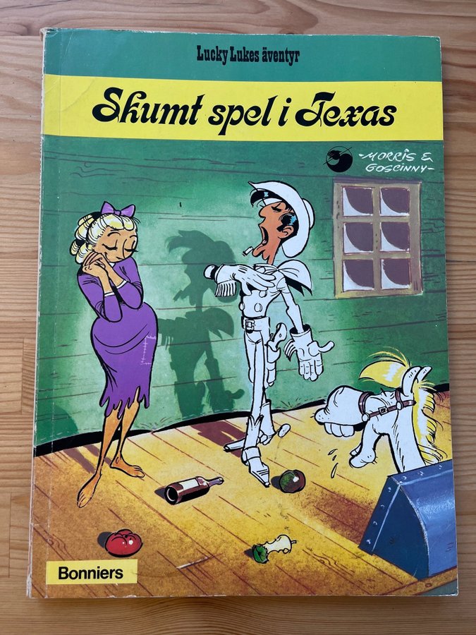 Lucky Lukes äventyr: Skumt spel i Texas, Morris.. | Köp på Tradera ...