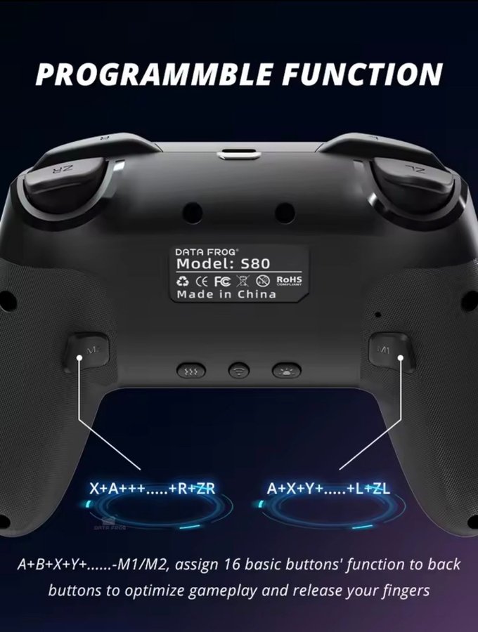 S80 Trådlös Pro Controller för Nintendo Switch/.. | Köp på Tradera ...