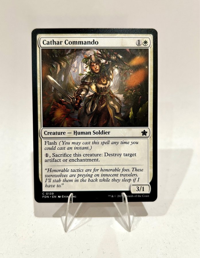 Cathar Commando - Foundations - Magic the Gathe.. | Köp på Tradera (706764367)