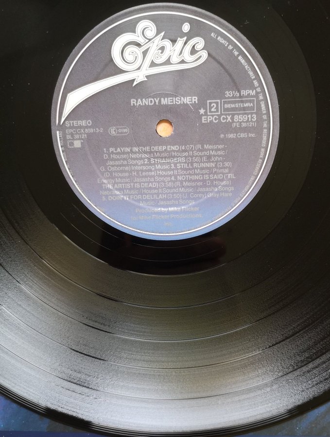 Randy Meisner, Skivan är genomspelad och låter .. | Köp på Tradera ...
