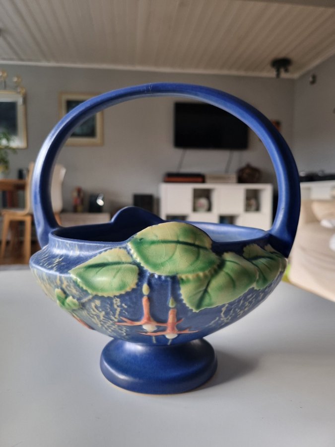 Art Deco 1930-tal USA Roseville Pottery "Fuchsi.. | Köp på Tradera ...