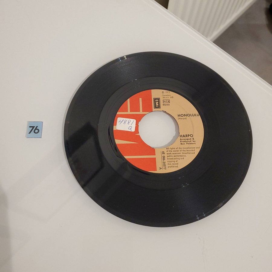 Harpo - Honolulu / Harpos Helicopter - Vinylsin.. | Köp på Tradera ...