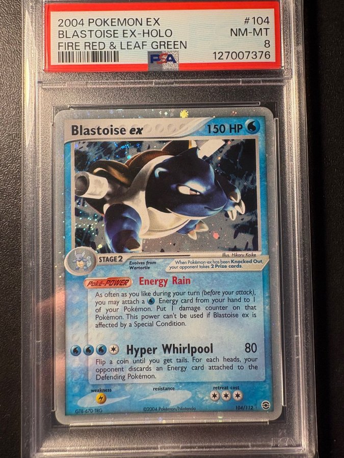 Blastoise EX - Fire Red & Leaf Green - PSA 8 | Köp på Tradera (713249051)
