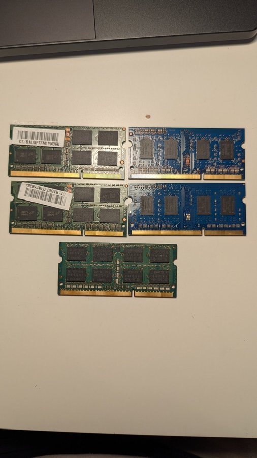 4GB 2GB 1GB Mixed DDR3 Laptop RAM Modules | Köp på Tradera (727150154)