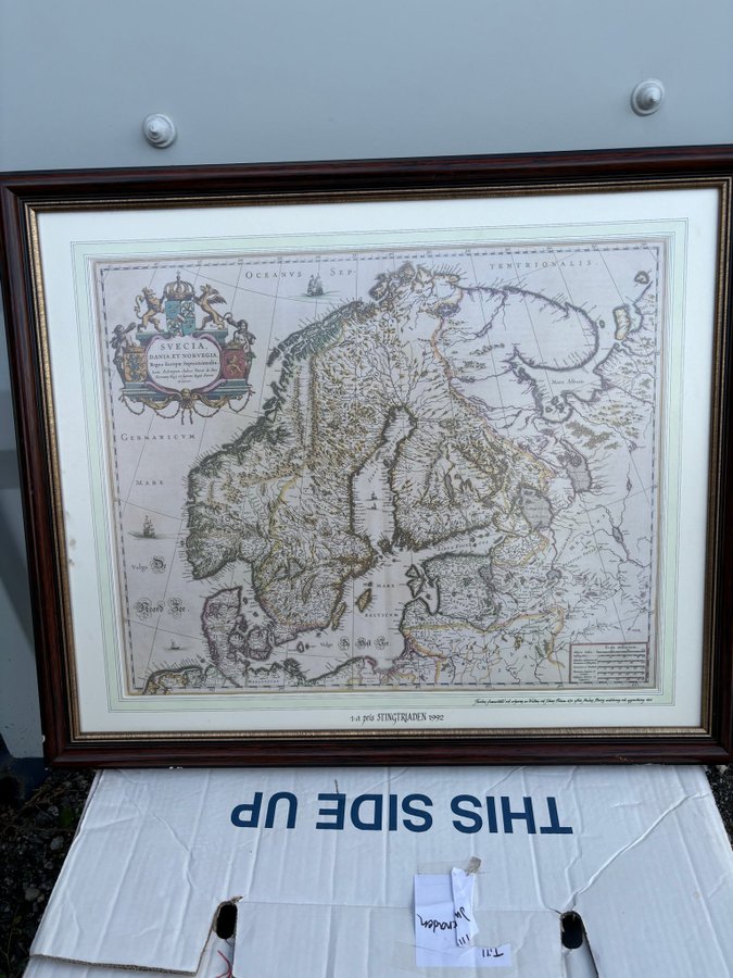 Se produkter som liknar Gammal karta över Sverige, Da.. på Tradera ...