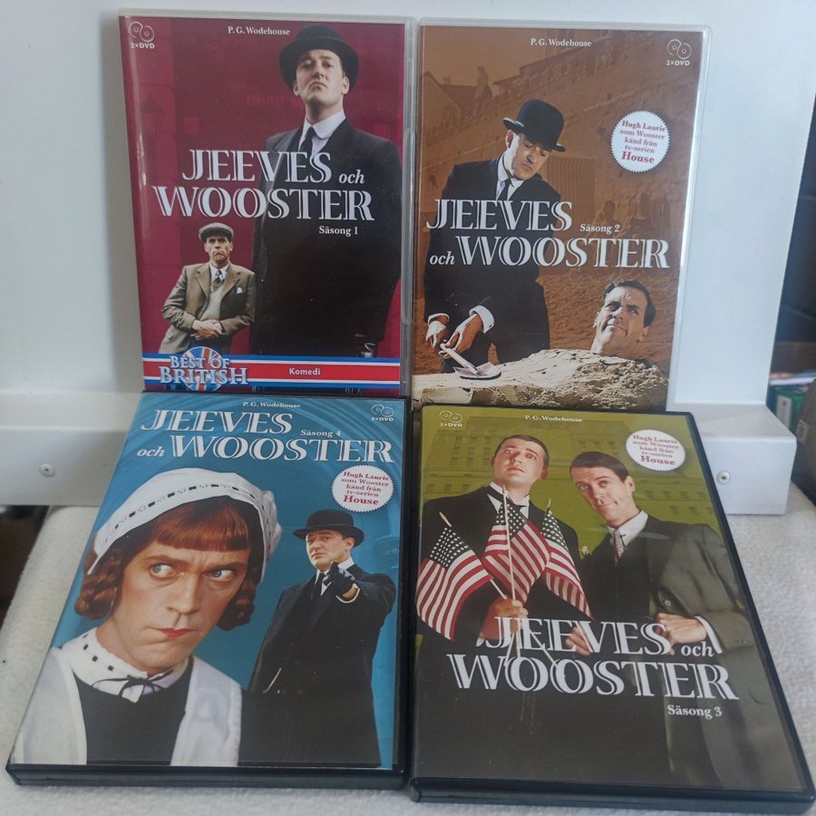 Jeeves och Wooster - Komplett Säsong 1-4 | Köp på Tradera (709601972)