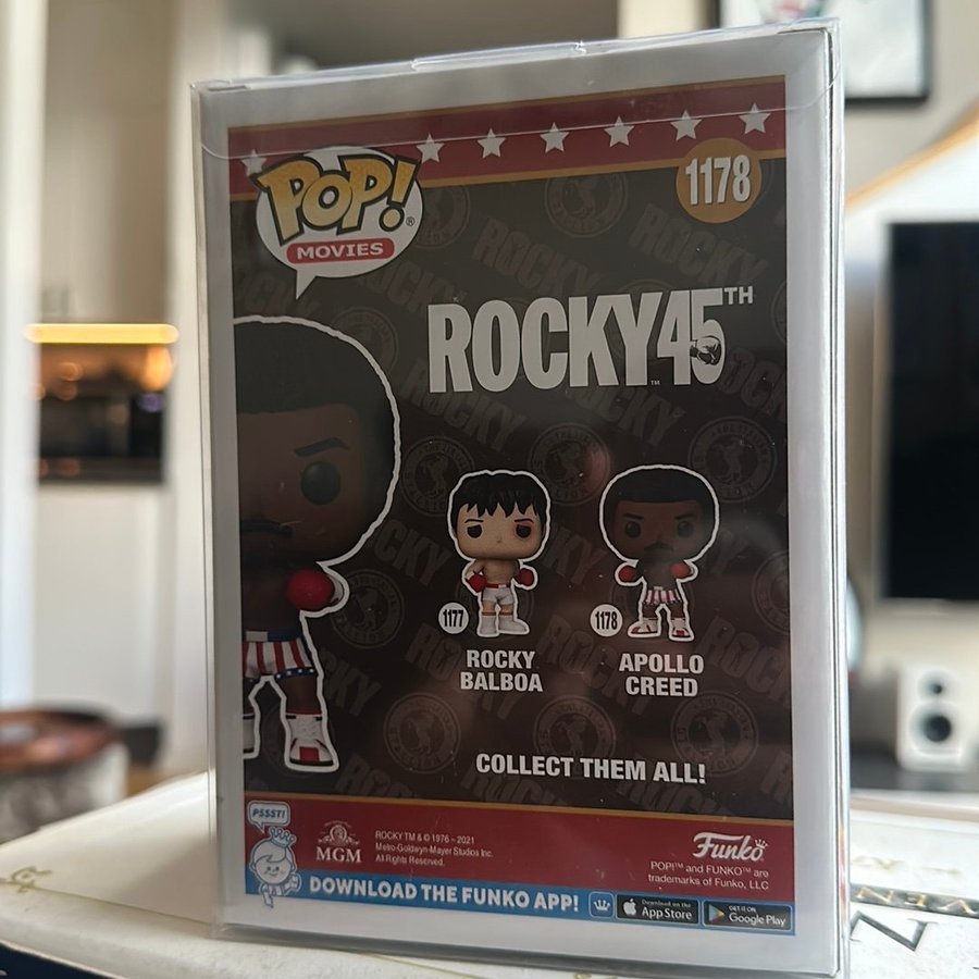Funko Pop! Apollo Creed #1178 från Rocky 45th | Köp på Tradera (733458079)