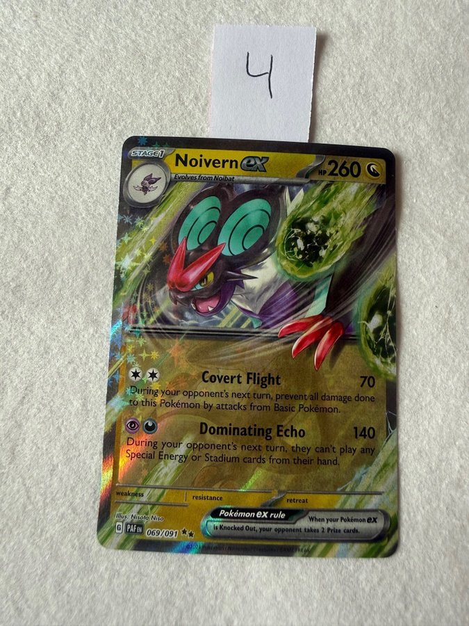 Noivern ex 69/91 Paldean Fates Pokemonkort | Köp på Tradera (733908713)
