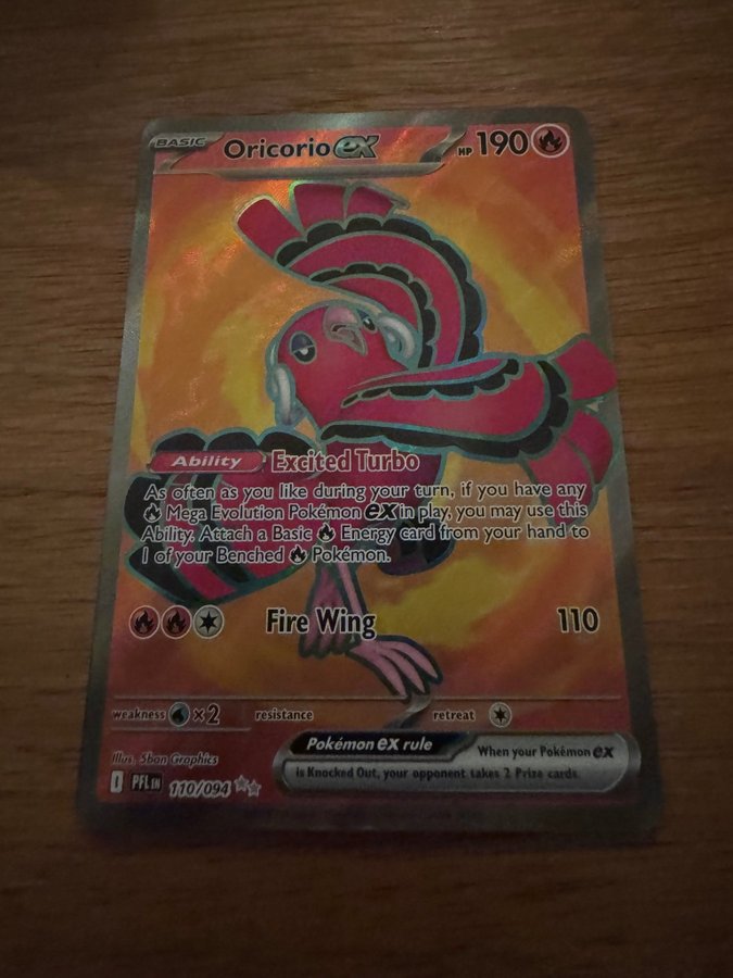 Oricorio EX - 110/094 Phantasmal Flames | Köp på Tradera (702341713)