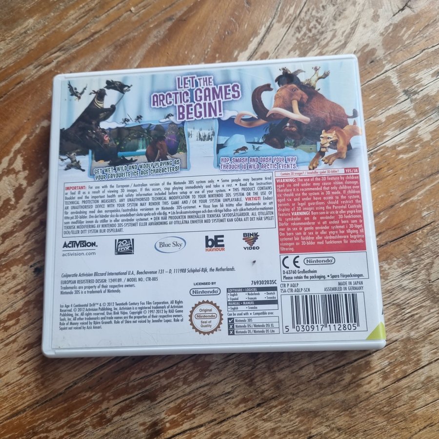 Ice Age 4: Continental Drift - Arctic Games Nin.. | Köp på Tradera ...