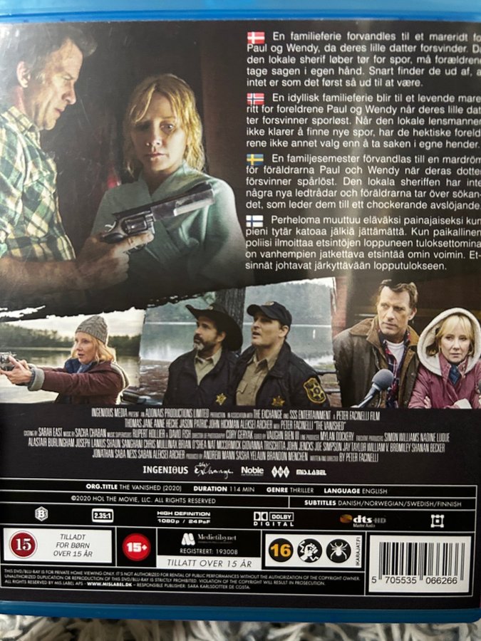 The Vanished - Blu-ray | Köp på Tradera (708690078)