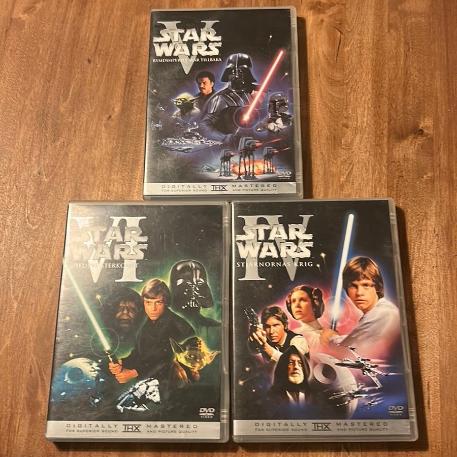Star Wars Trilogi DVD | Köp på Tradera (710890182)