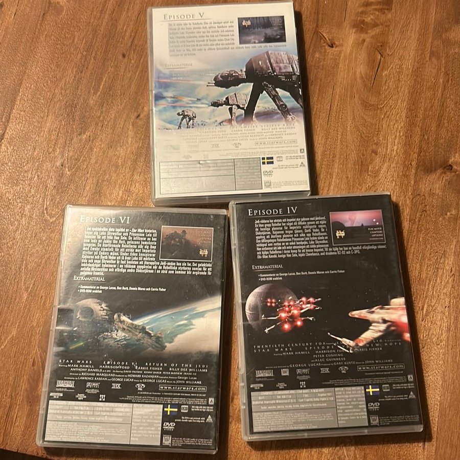 Star Wars Trilogi DVD | Köp på Tradera (710890182)