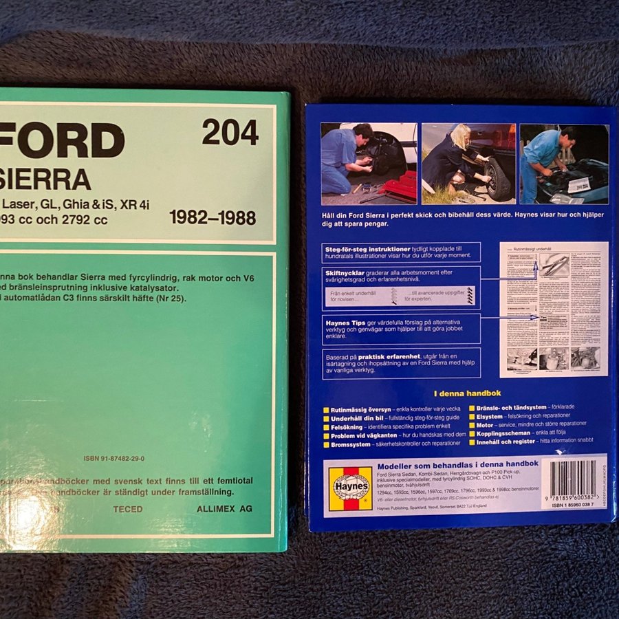 Ford Sierra Reparationshandbok,verkstadshandbok.. | Köp på Tradera ...