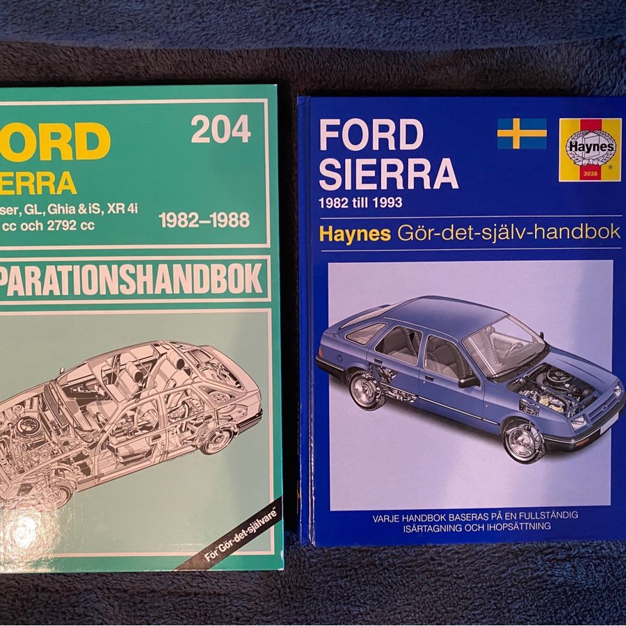 Ford Sierra Reparationshandbok,verkstadshandbok.. | Köp på Tradera ...