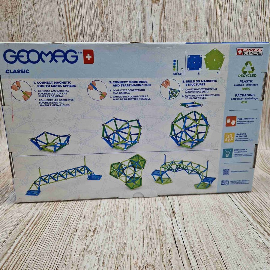 Geomag 142 delar bygg med magneter | Köp på Tradera (708526268)