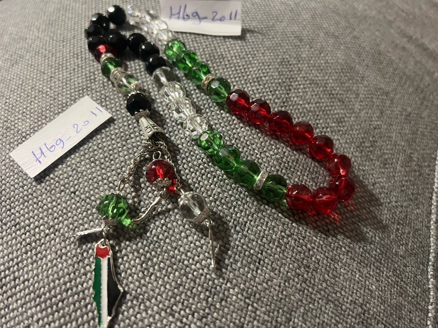 Palestina karta flagga pärlor masbaha, Palestin.. | Köp på Tradera ...