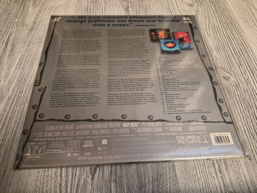 Se produkter som liknar Heavy Metal - Laserdisc ntsc på Tradera (716674950)