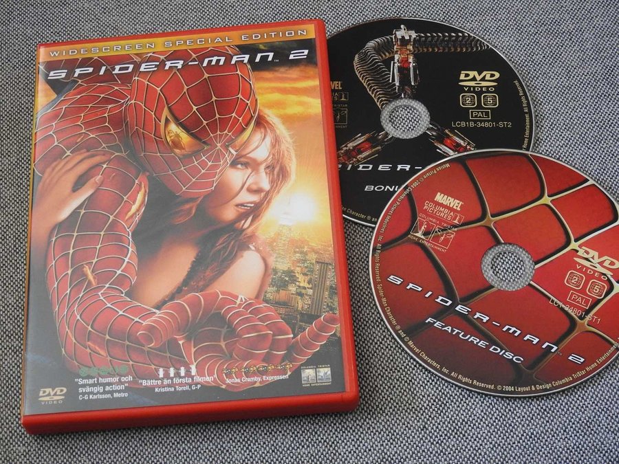 Spider-man 2 DVD Widescreen Special Edition 2 D.. | Köp på Tradera ...