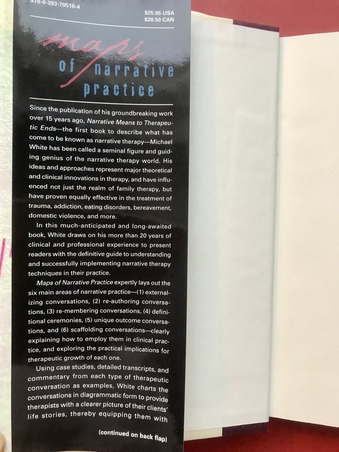 MAPS OF NARRATIVE PRACTICE M.. | Köp från Haldins_Hylla på Tradera ...