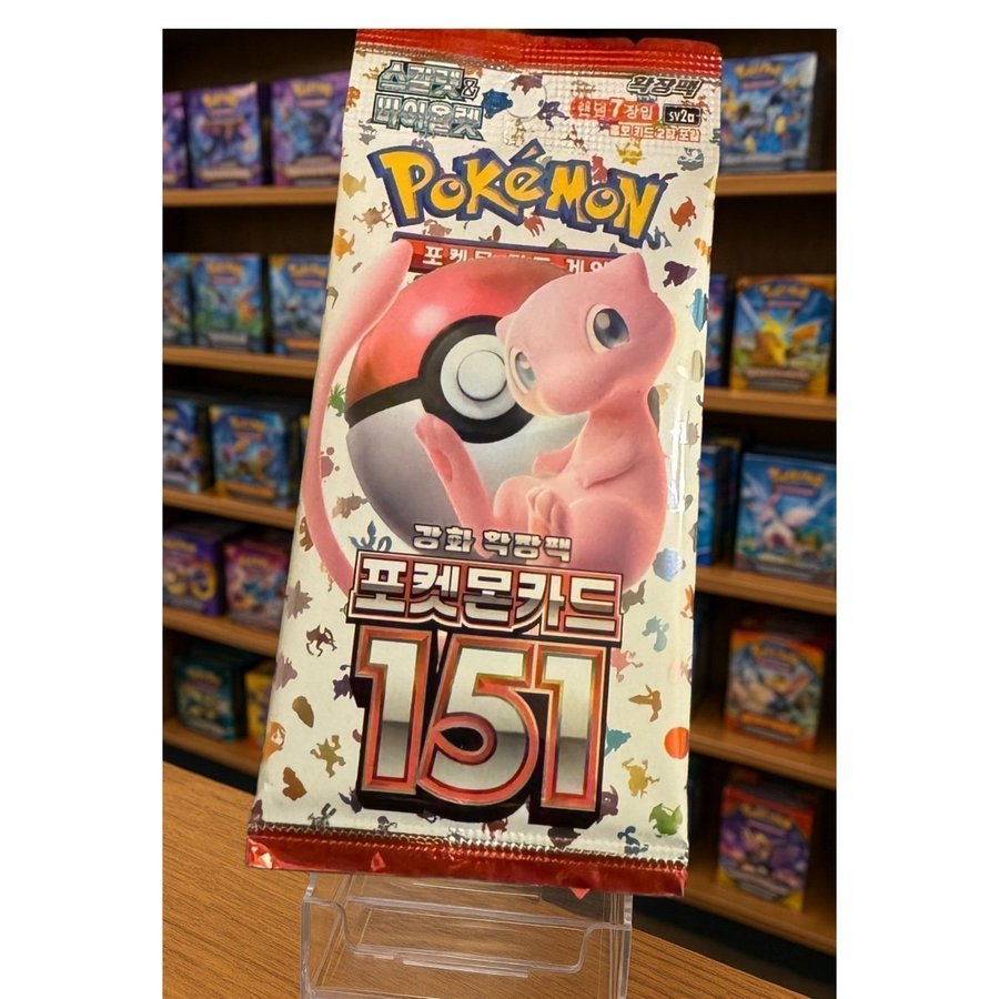 Pokémon Card 151 Booster Pack (1 Booster Pack K.. | Köp på Tradera ...
