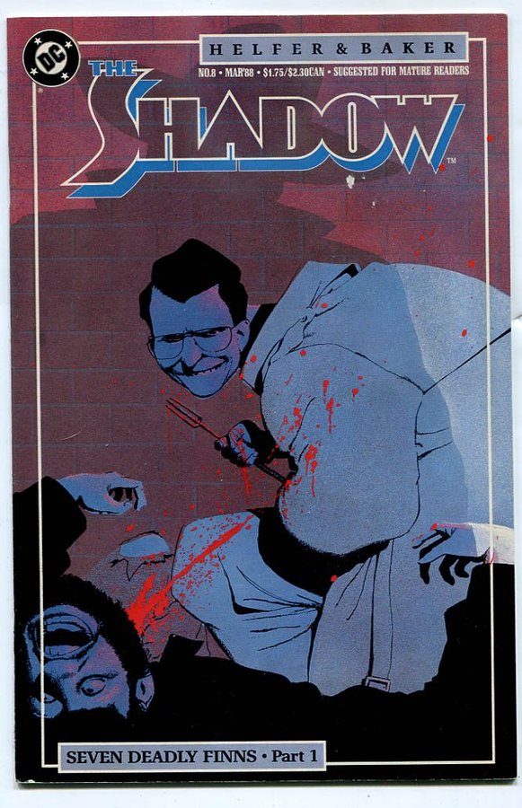 The Shadow 8 of 19 (1988) art by Kyle Baker | Köp på Tradera (704329547)