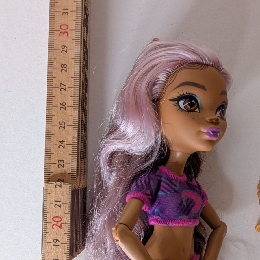 Monster High Clawdeen Wolf docka med tillbehör | Köp på Tradera (733343241)