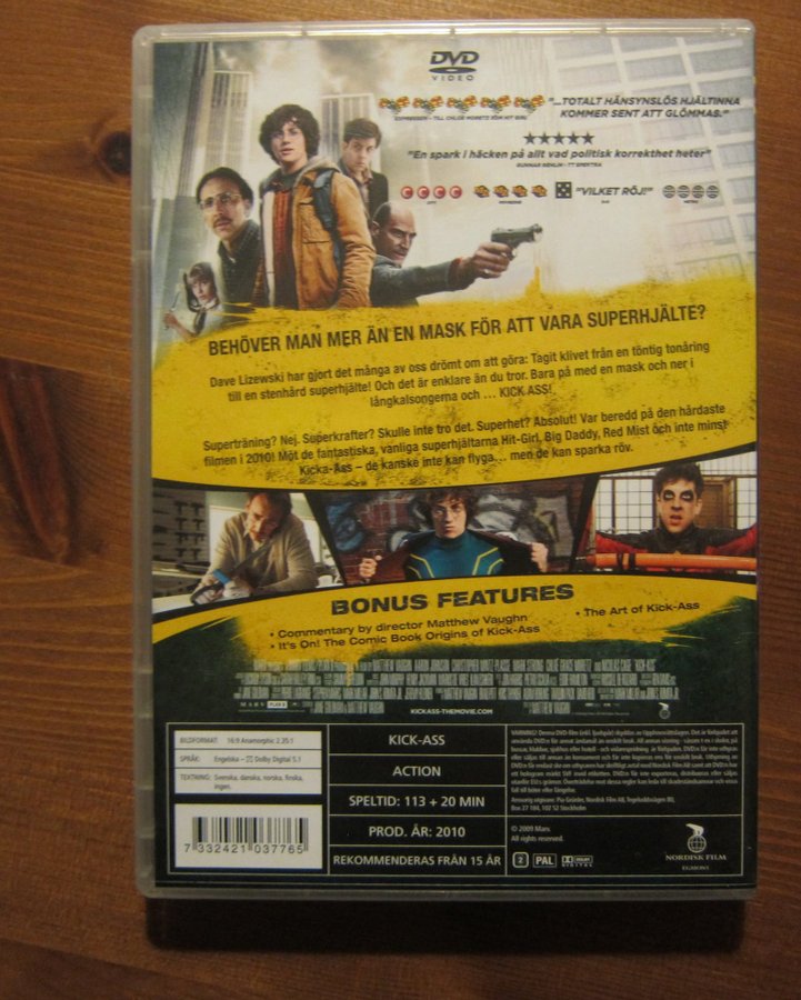 DVD / Kick-Ass / Aaron Johnson, Christopher Min.. | Köp på Tradera (694583051)
