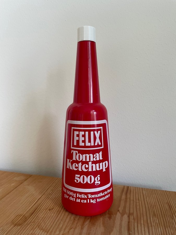 Se produkter som liknar Felix ketchup flaska retro på Tradera (610680730)