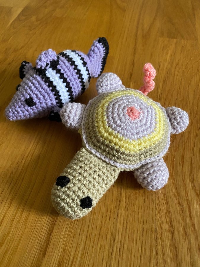 Paket virkad fisk och sköldpadda. Leksak, barn,.. | Köp på Tradera ...