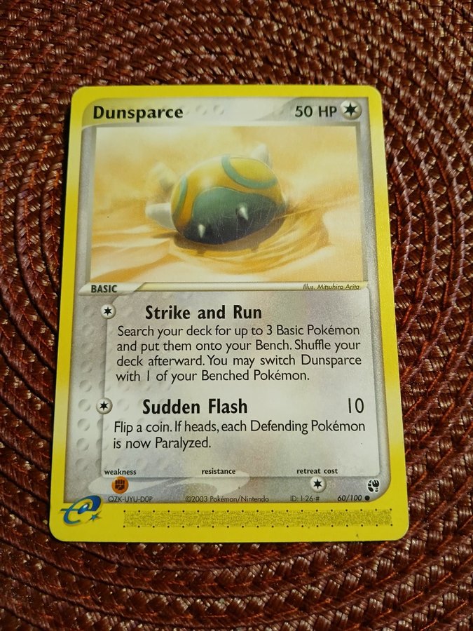 Dunsparce 60/100 Pokemon Sandstorm | Köp på Tradera (708942192)