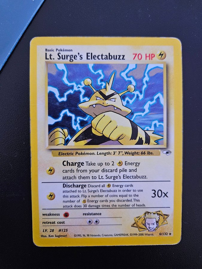 Lt. Surge's Electabuzz - Gym Heroes - 6/132 | Köp på Tradera (709468735)